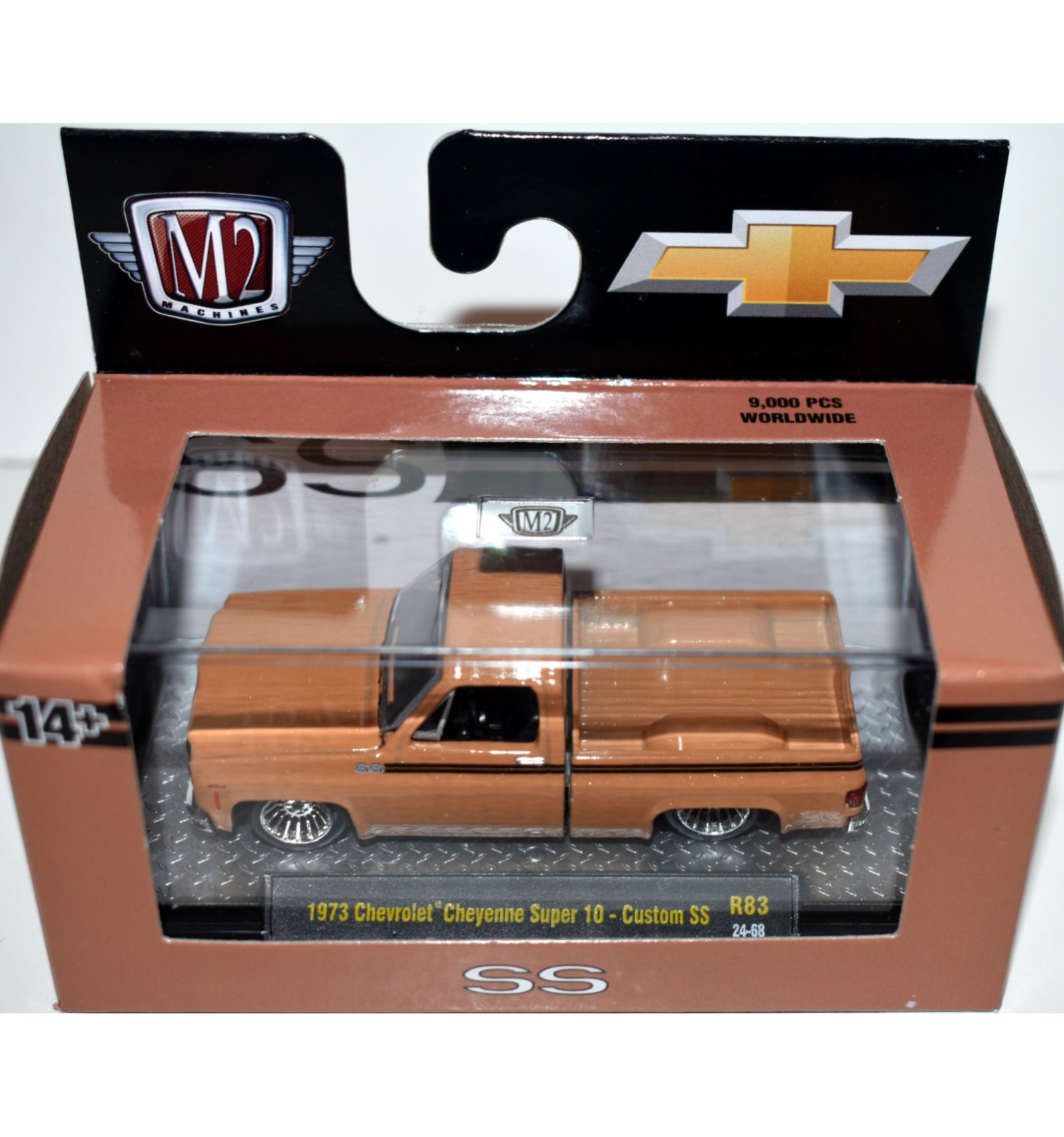 M2 Machines - 1973 Chevrolet Cheyenne Super 10 Custom SS Squarrbody - Global Diecast Direct
