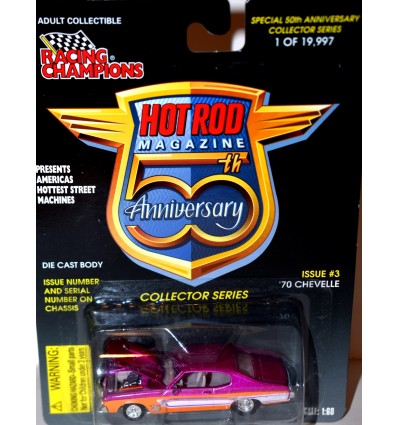 Racing Champions - Hot Rod Magazine 50th Anniversary - 1970 Chevrolet Chevelle SS - Global ...